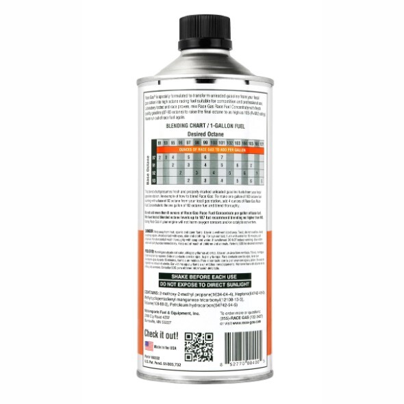 Race Gas - Race Fuel Concentrate - Octane Booster Fuel Additive 32 oz ...
