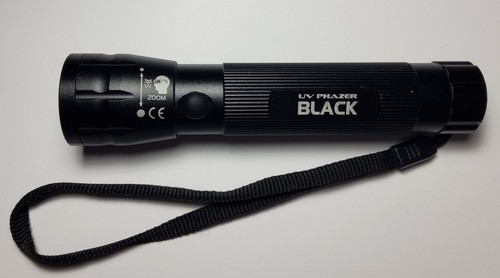 UView Phazer Black Rechargeable True UV Light With Charger, Uranium ...