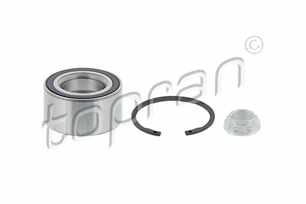 Front Wheel Bearing Kit With Axle Nut Circlip for BMW Topran 501525 ...