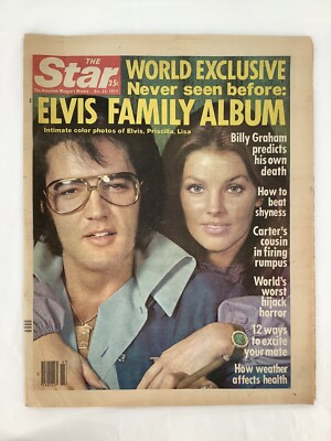 THE STAR Magazine-OCTOBER 25,1977-ELVIS FAMILY ALBUM | eBay