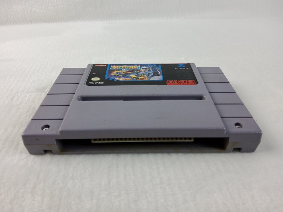 Imperium (Super Nintendo SNES, 1992) Authentic Vic Tokai Game Cartridge ...