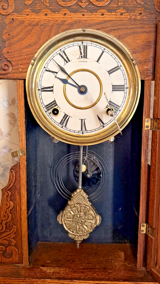 Antique Gilbert Mantel / Shelf Clock – Wm. L. Gilbert Clock Co. Winsted ...