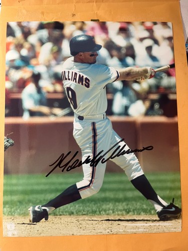 MLB San Francisco Giants Player Matt Williams Signed 8 x 10 Autographed ...