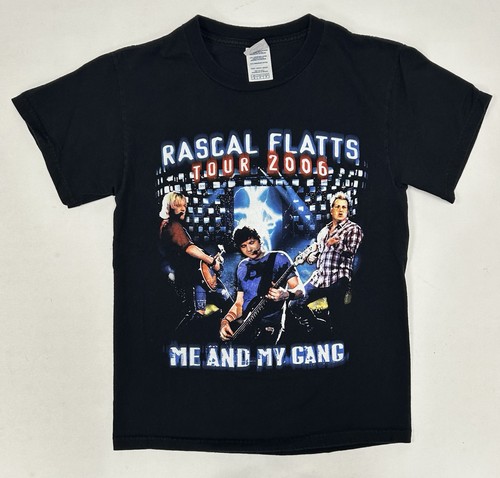 Vintage Rascal Flatts Me And My Gang Tour 2006 Music Band Tee Small 17 ...