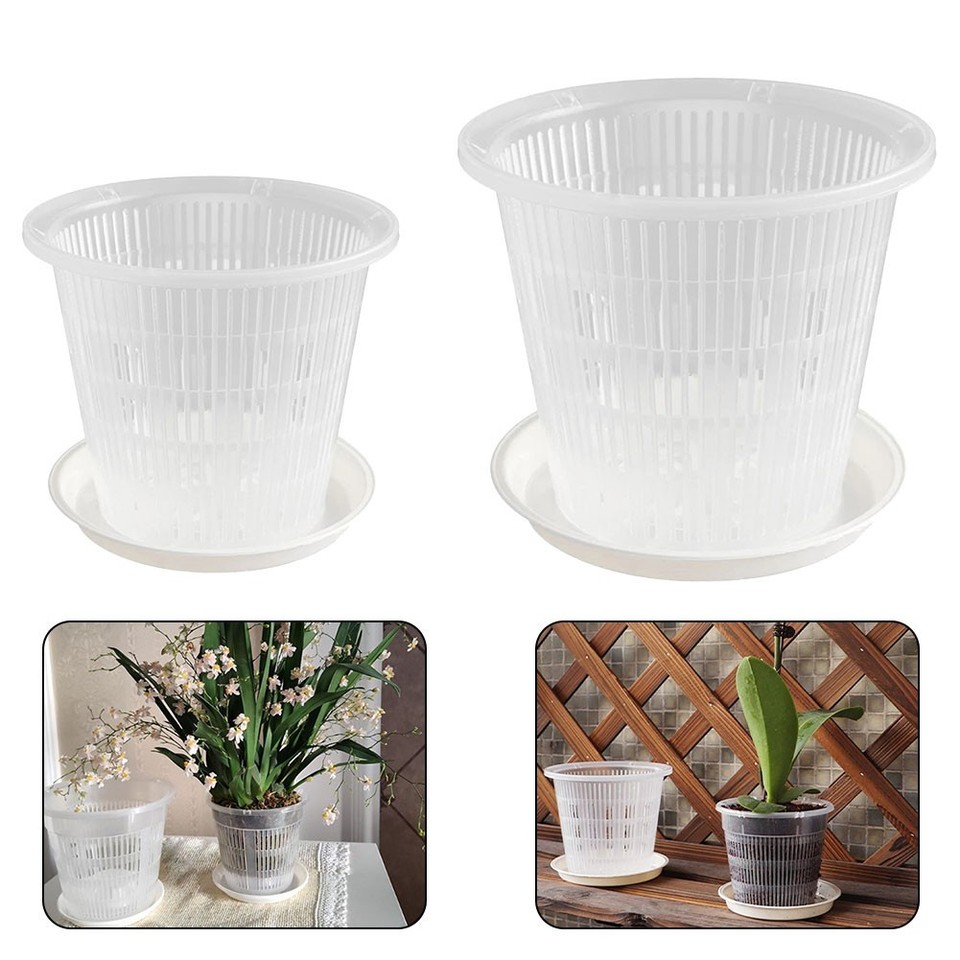 Tray Flower Pot High-quality Corrosion-resistant Flower Pot Light ...