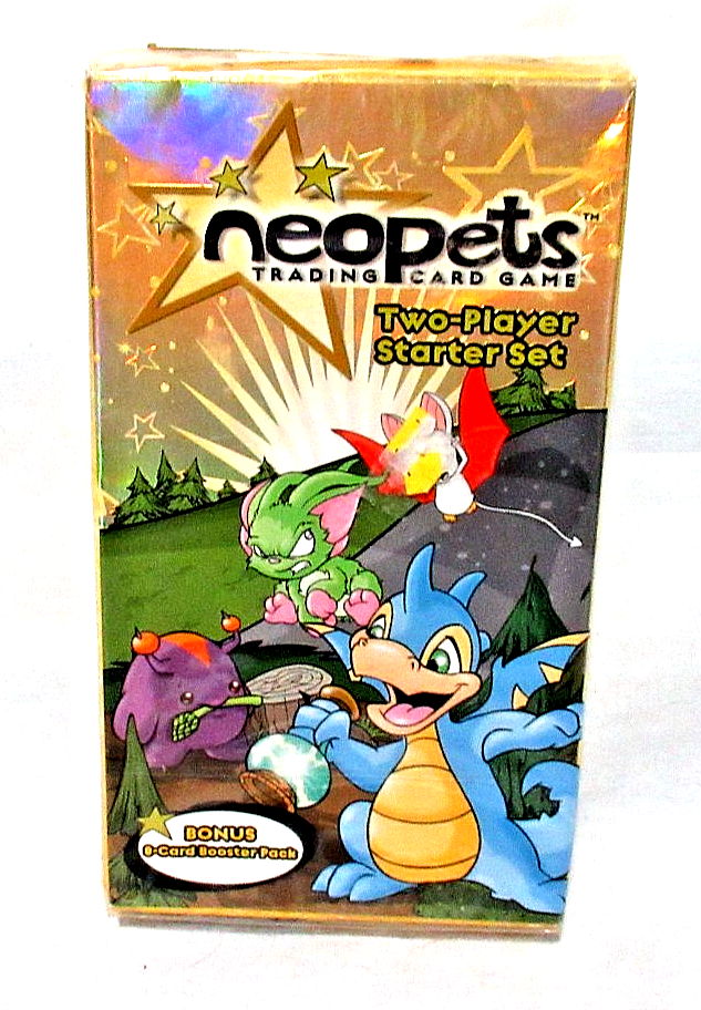 NEOPETS Two Player Starter Set + 8 Card Booster Pack Contents Sealed | eBay