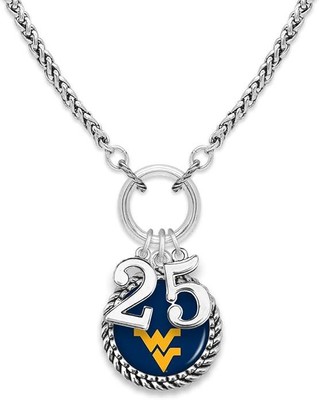 West Virginia Mountaineers Graduation Year 2025 Silver Chain Necklace ...