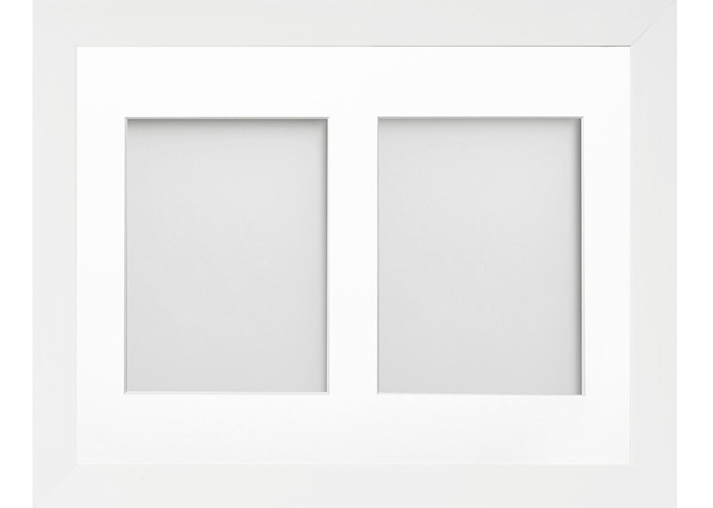 Multiple Photo Picture Frame Glossy White Candy Range with Multi ...