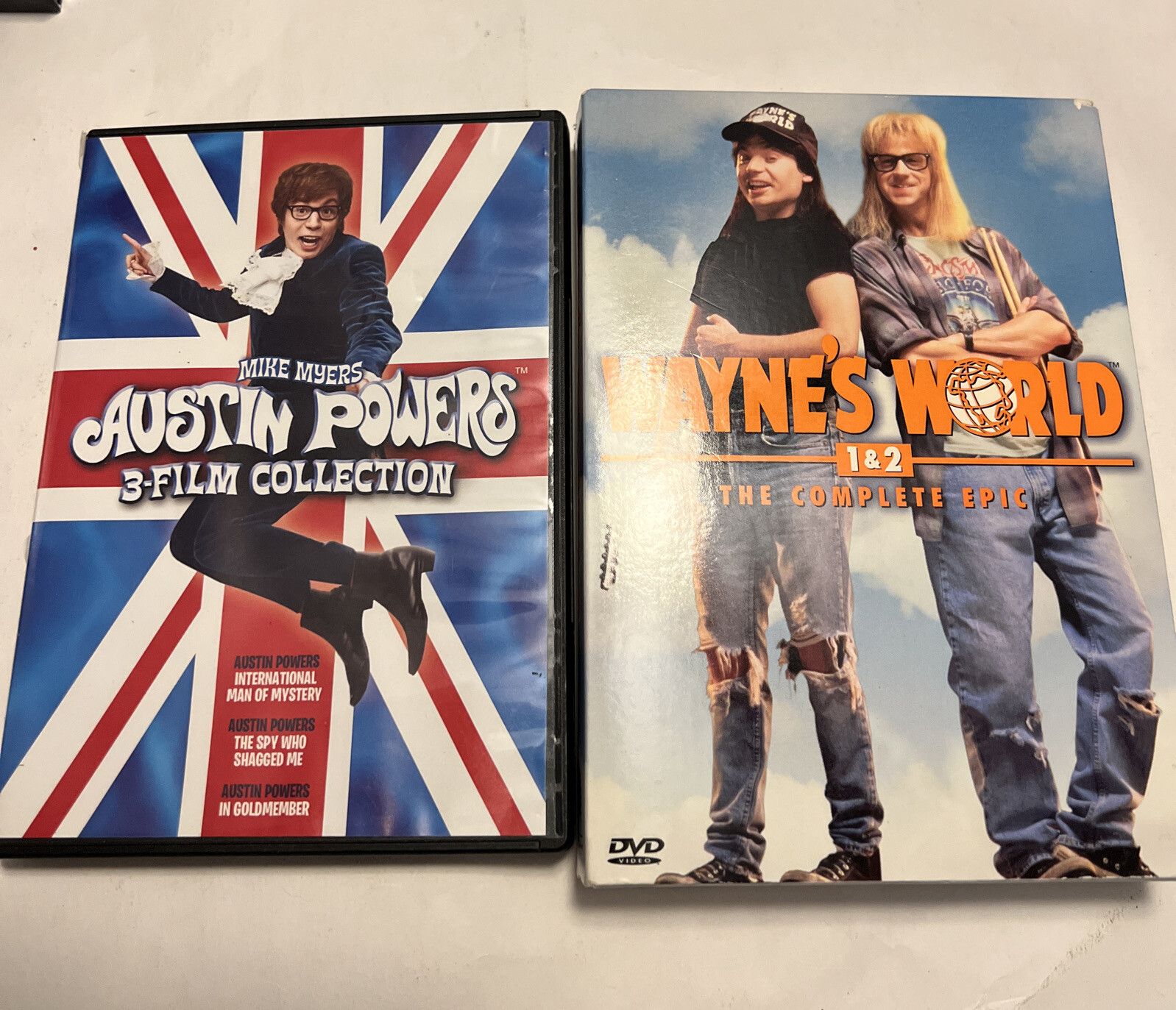 Wayne's World 1 2 The Complete Set Austin Powers Set DVD 97361566740 | eBay
