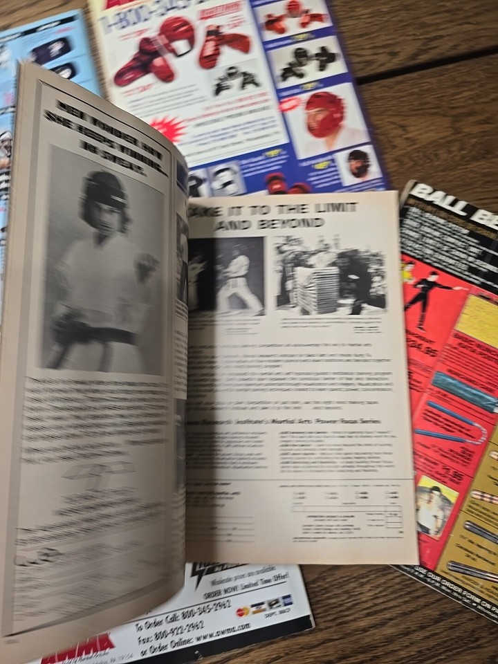 Black Belt Vintage Self Defense Magazine Lot Of 8 Issues From 1981-2003 ...