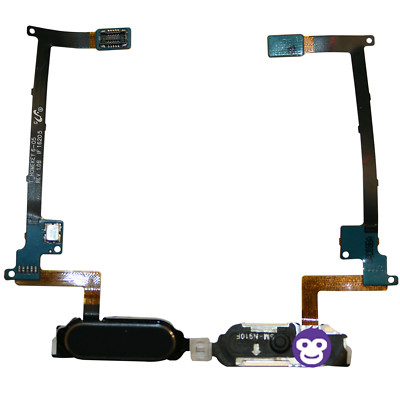 GENUINE ORIGINAL SAMSUNG GALAXY NOTE 4 N910F HOME BUTTON FLEX BLACK ...