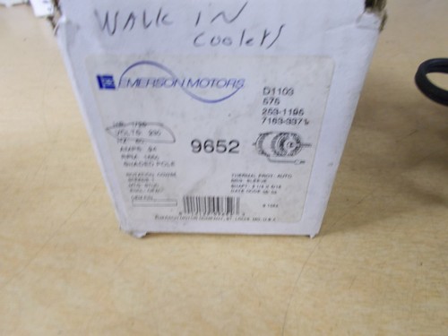 NUOVI Motori Emerson D1103 D1103575253-1195 7163-3371 9652 1/20CV ...