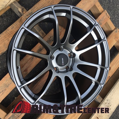 Avid1 AV20 18x8.5 +33 5x114.3 Hyper Black Concave Civic RSX Mazda3 ...