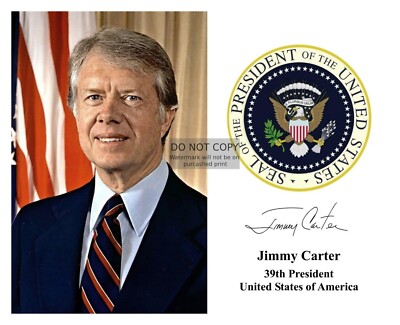 PRESIDENT JIMMY CARTER PRESIDENTIAL SEAL AUTOGRAPHED 8X10 PHOTOGRAPH | eBay