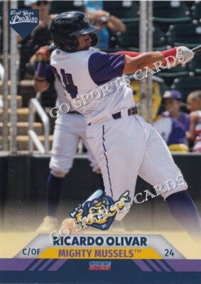 2023 Fort Myers Mighty Mussels Ricardo Olivar RC Rookie Card Twins ...