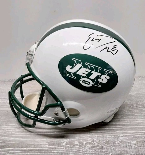 Eric Decker NY Jets SIGNED Helmet Display 3/4 Size Excellent | eBay
