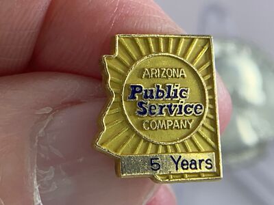 Arizona Public Service Company 5 Year Award CTO Vintage 10Kt Gold ...