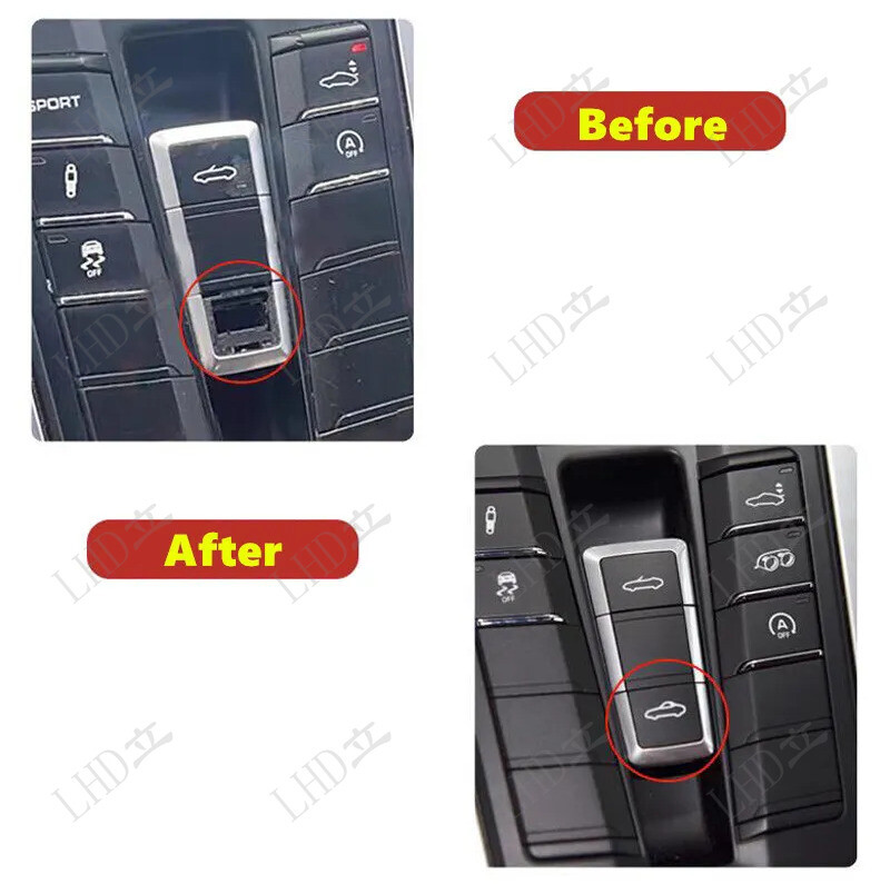 Convertible Lid Close Control Switch Button Cap For Porsche Boxster ...