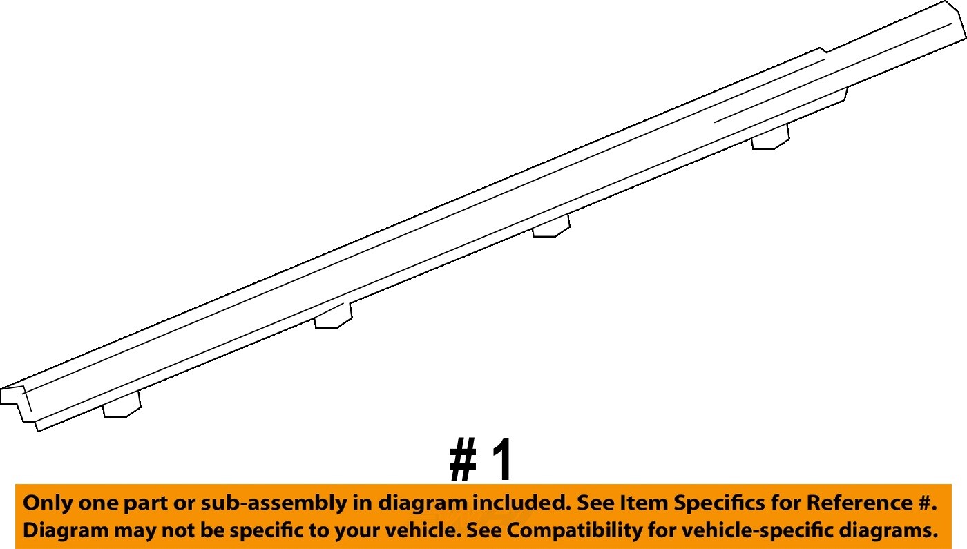 GM OEM 15-20 Escalade ESV Front Door Exterior Trim-Belt Molding ...