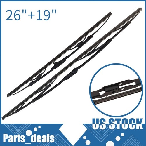 Wiper Blade Kit 26" + 19" Front Left & Right (SET OF 2) 19inch & 26inch ...