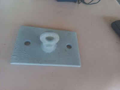 Heavy duty loop plate bracket 10mm thickness stainless steel | eBay ...