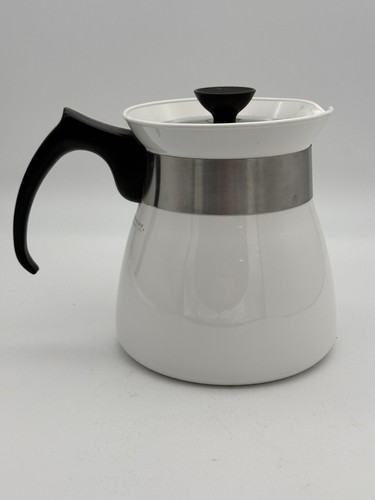 Vintage Retro White Corning Ware Cookmates TP-6 Coffee Tea Kettle | eBay