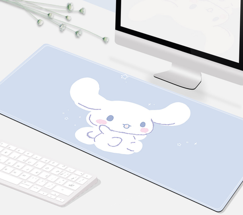 Cute Cinnamoroll PC Computer Mouse Pad Thin Comfort Large Mice Pad ...