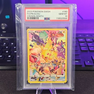 Pikachu (Secret) 160/159 Crown Zenith Holo PSA 10 | eBay