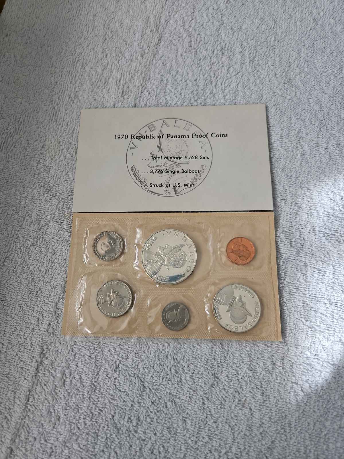 1970 Panama 6 Coin Proof Set Silver Balboa U.S. Mint OGP | eBay