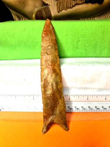 Authentic large outstanding Dalton classic Red / tan chert from Madison ...