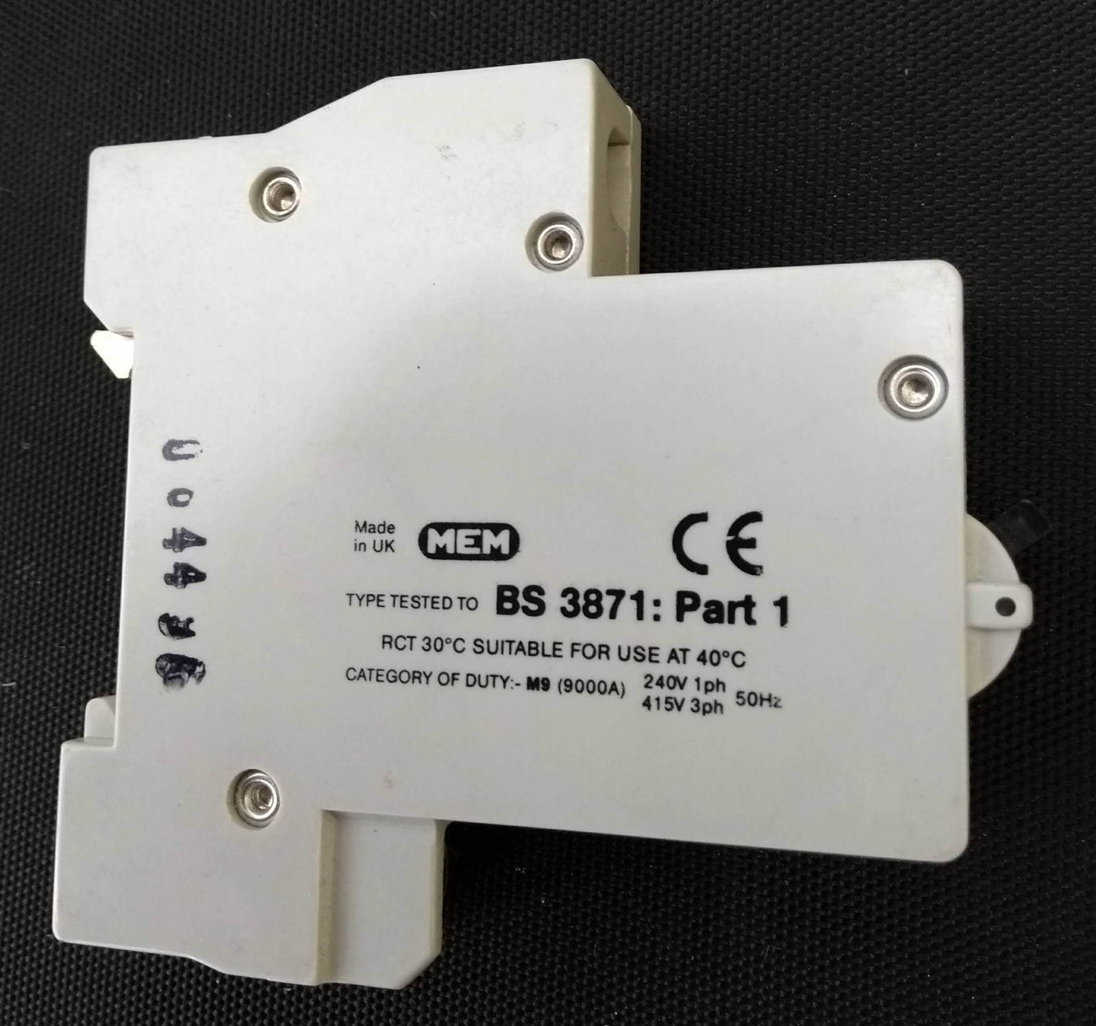 MEM/Eaton Memshield 1 S.p MCB 63A, 40A, 32A, 20A, 16A, 10A, 6A Type B ...