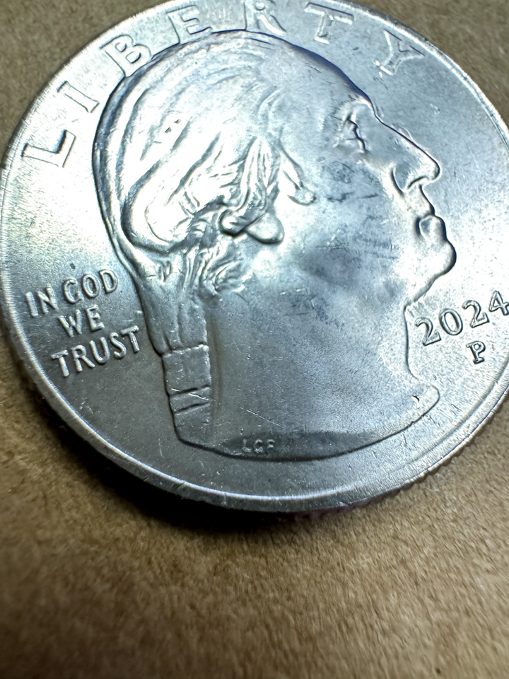 2024-P Patsy Takemoto Mink - DIE CLASH ERROR QUARTER - Beautiful Coin ...