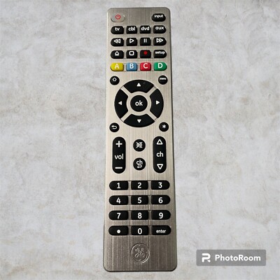OEM General Electric GE Silver 4 Device URC REMOTE CONTROL 33709 CL4 ...
