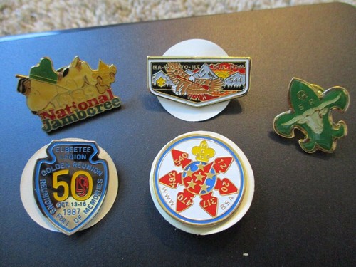 Lot of 5 boy scout BSA hat pins #279 | eBay