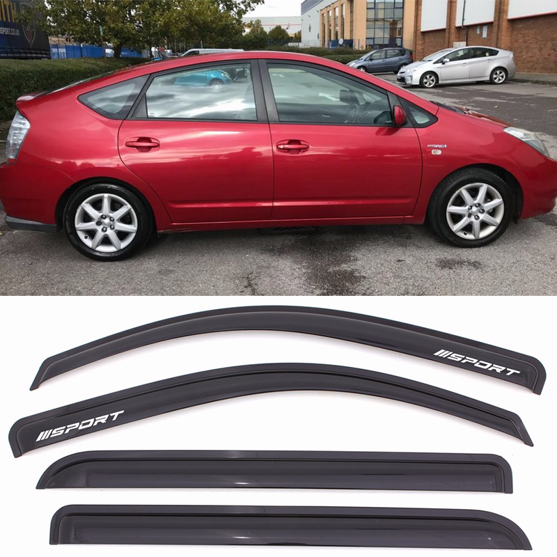 For 04-09 Toyota Prius Window Visor Outside Smoke Shade Vent Guard ...