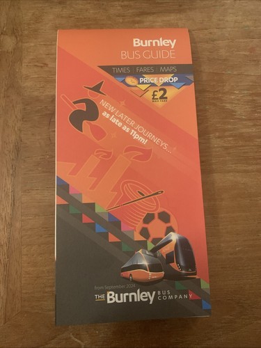 Transdev Burnley Bus Guide Timetable leaflet September 2024 edition ...