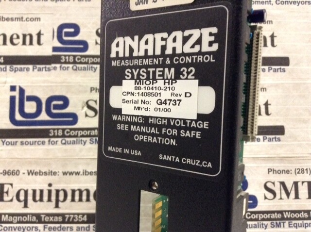 Anafaze System 32 MIOP HP - 1408501 - 88-10410-210 w/Warranty | eBay