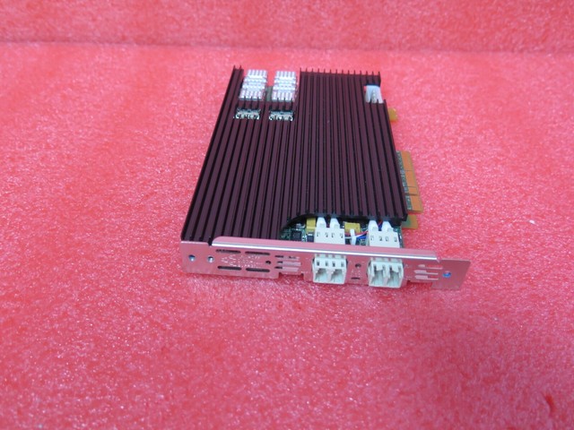Riverbed Dual Port 10gbe SR Multimode Fiber PCIe NIC Card 410-00302-01 ...