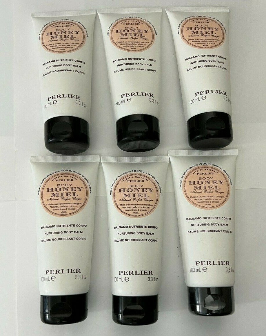 LOT OF 6 PERLIER BODY HONEY MIEL NUTURING BODY BALM 3.3fl oz EACH | eBay