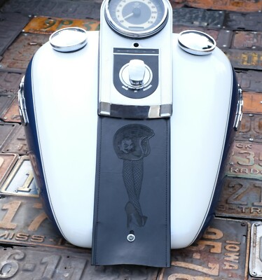 Harley Davidson Leather Fuel Gas Tank Panel Bib Sexy Legs Softail V ...
