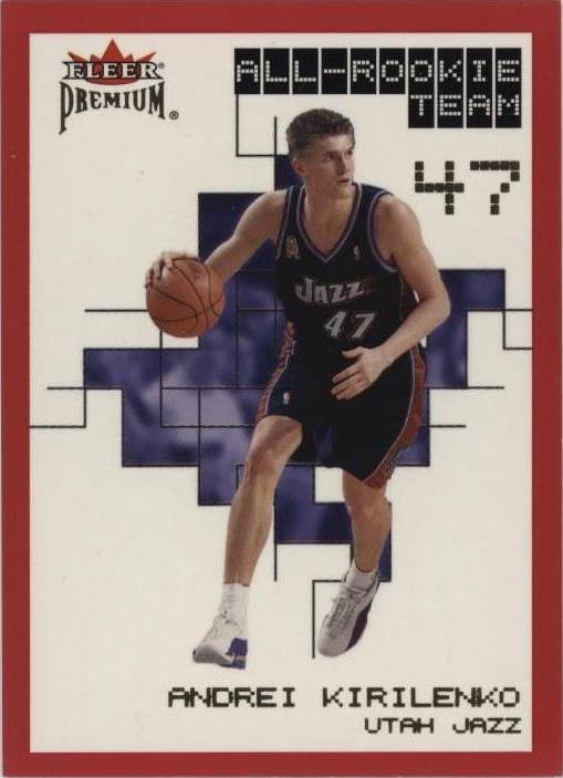 2002-03 Fleer Premium - All-Rookie Team Ruby #SR19 Andrei Kirilenko ...