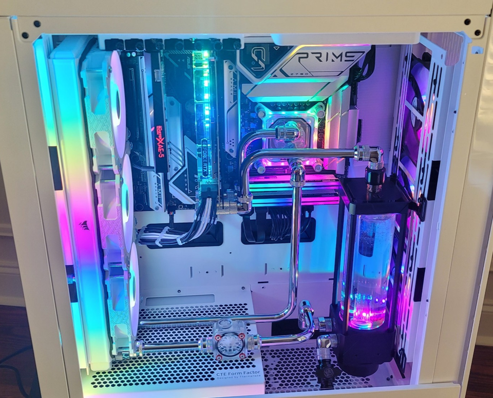 Hard Line Water Cooled Gaming PC - 13700K - RTX 3080 FE - 32 GB RAM | eBay
