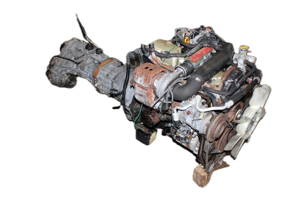 JDM 2L Toyota Hilux 4runner 2LT Turbo Diesel Engine 4X4 Manual Trans 2 ...