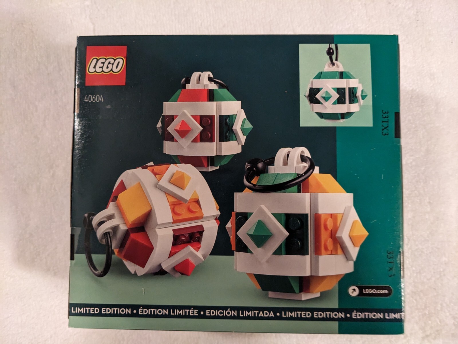 LEGO 40604 Christmas Decor Set Ornaments Great Christmas Gift! 182 ...