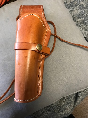 LEFT HAND 22Cal Revolver 4 3/4" -5 1/2" barrel Western Drop Holster | eBay