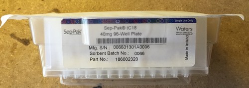 Waters Sep-Pak tC18 96-well Plate, 40 mg Sorbent/Well, 186002320, 1 ...