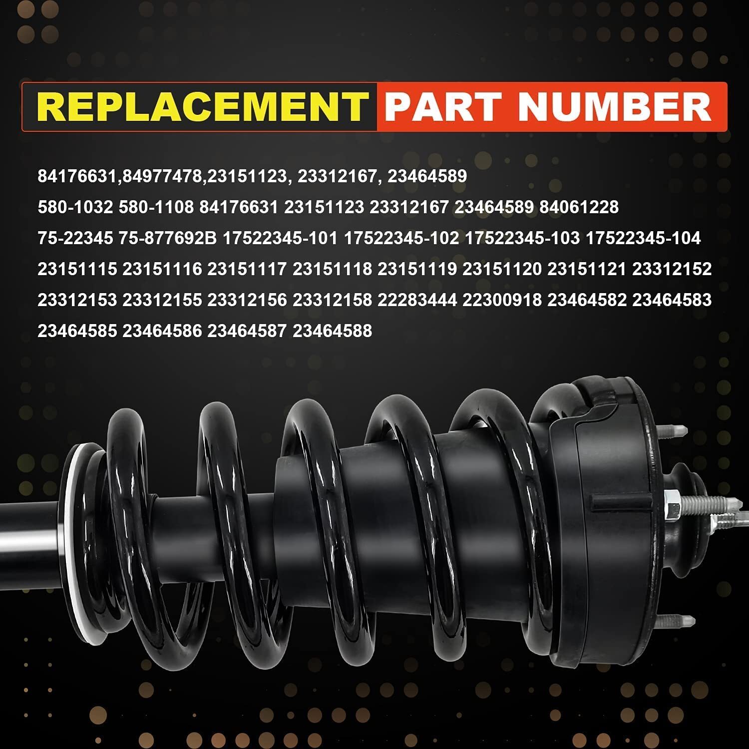 2X FRONT SHOCK ABSORBER STRUT ASSYS MAGNETIC FOR CHEVY TAHOE SUBURBAN ...