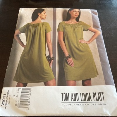 Vogue V1091 1091 Dress Sewing Pattern Ladies 8 10 12 14 16 Platt Sheath ...