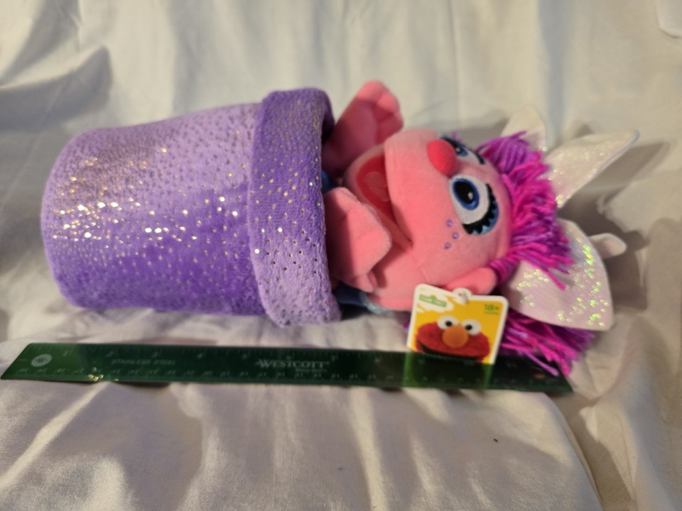 New 13" Abby Cadabby Plush PUPPET in Flower Pot Sesame Street Girl ...