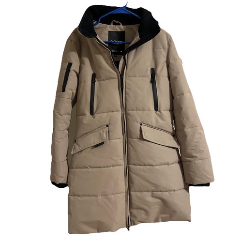 Noize Women's Winter Coat Puffer Addie Parka Small Khaki Insulated | eBay